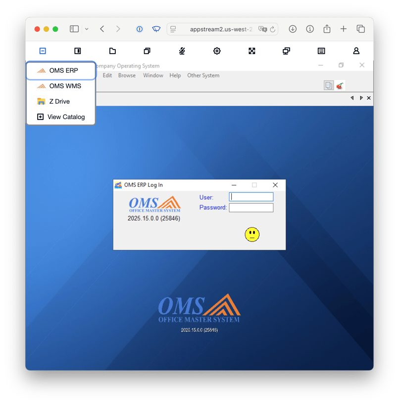 OMS Cloud with AppStream User Guide